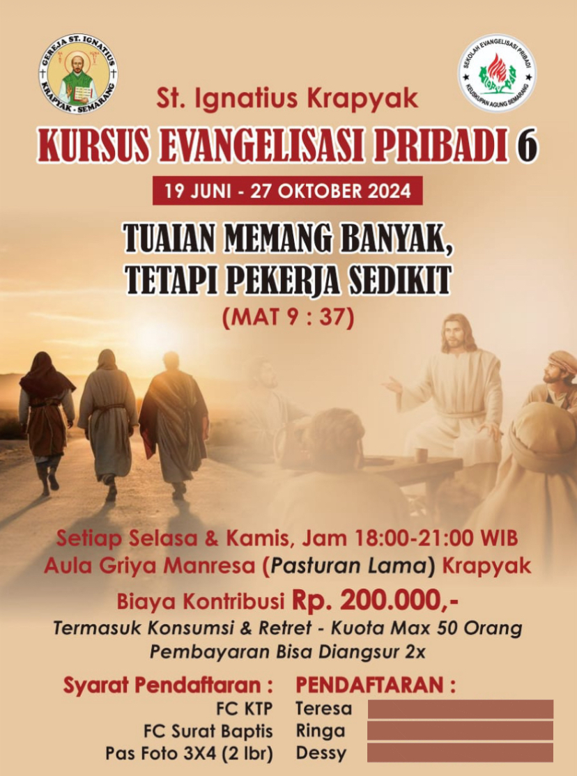 Gereja St. Ignatius Paroki Krapyak | Warta Paroki